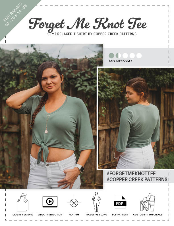 Forget Me Knot Tee by Copper Creek | My Next Make