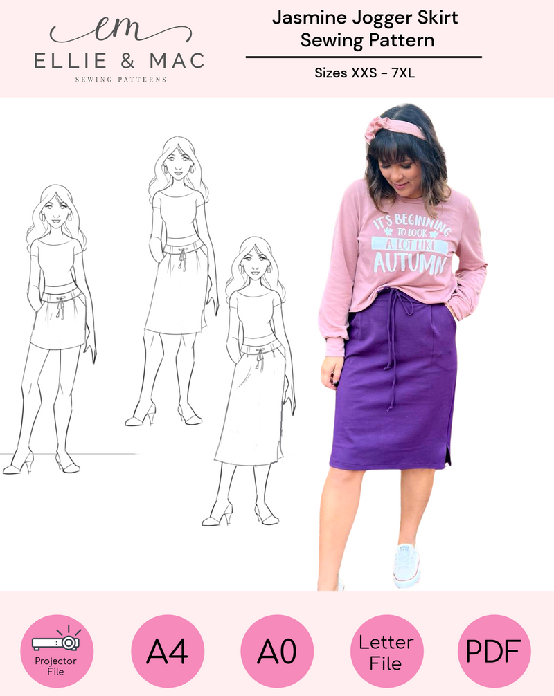 Jasmine Jogger Skirt by Ellie & Mac | My Next Make