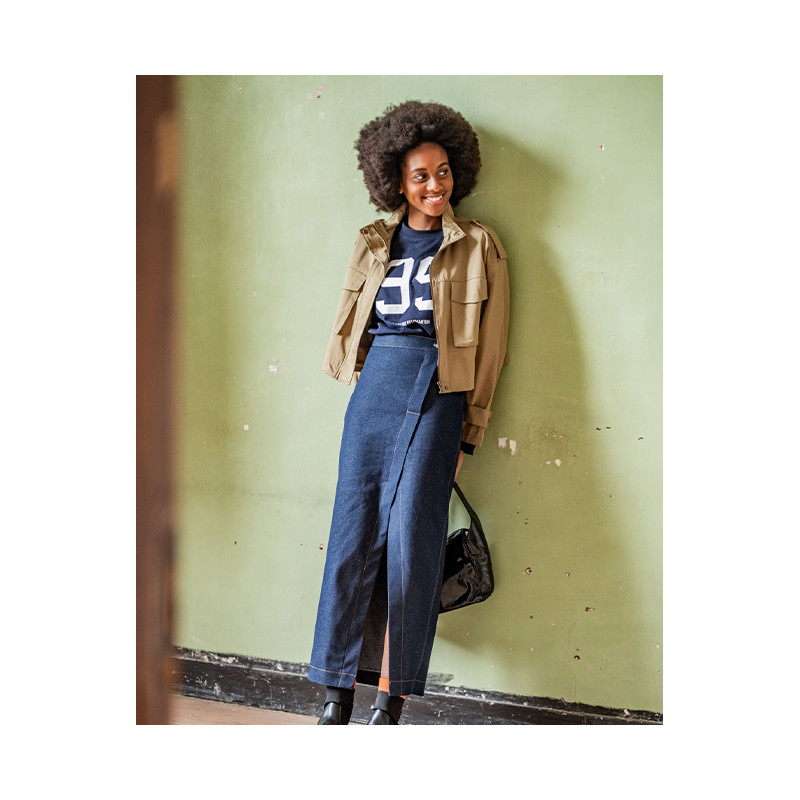 Fulki Wrap Skirt by Fibre Mood | My Next Make