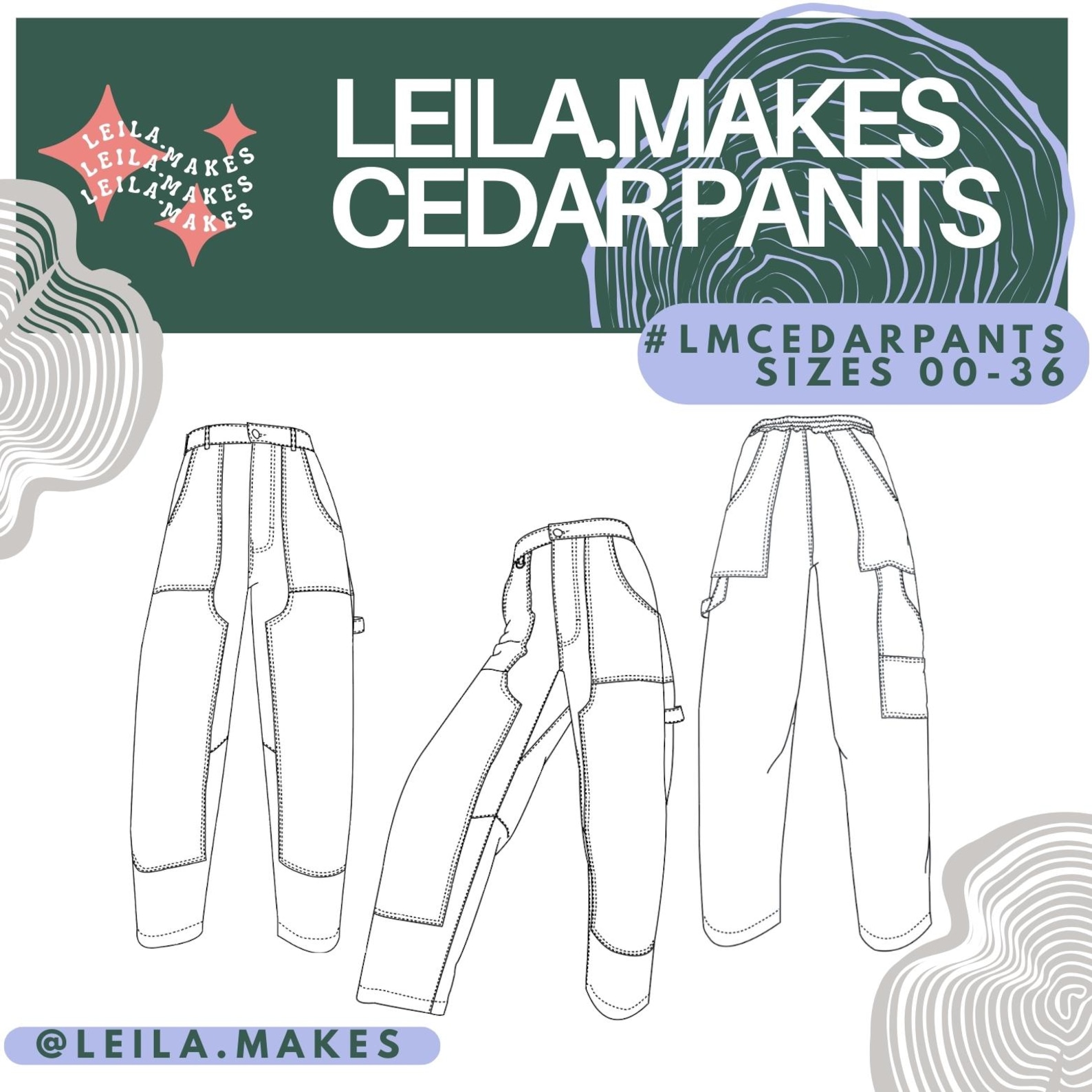 Cedar Pants by Leila Makes | My Next Make