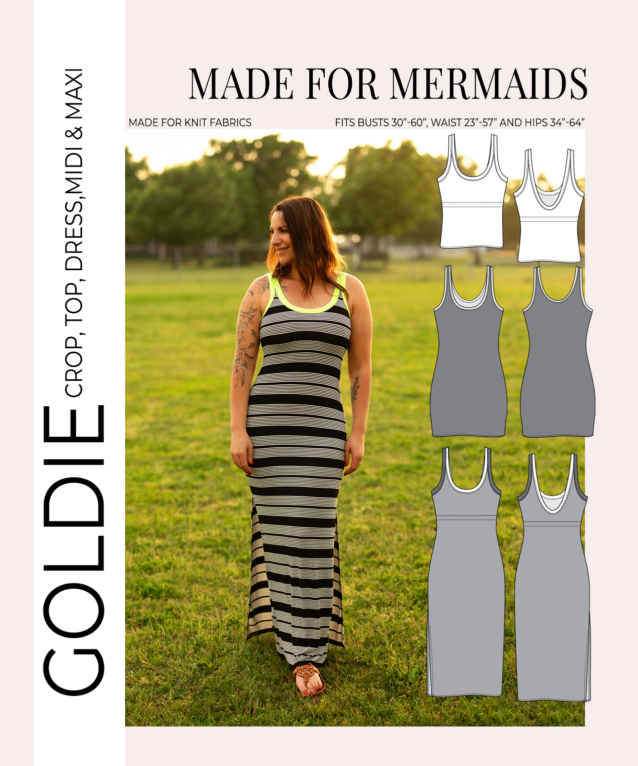 Goldie Top and Dress by Made for Mermaids | My Next Make