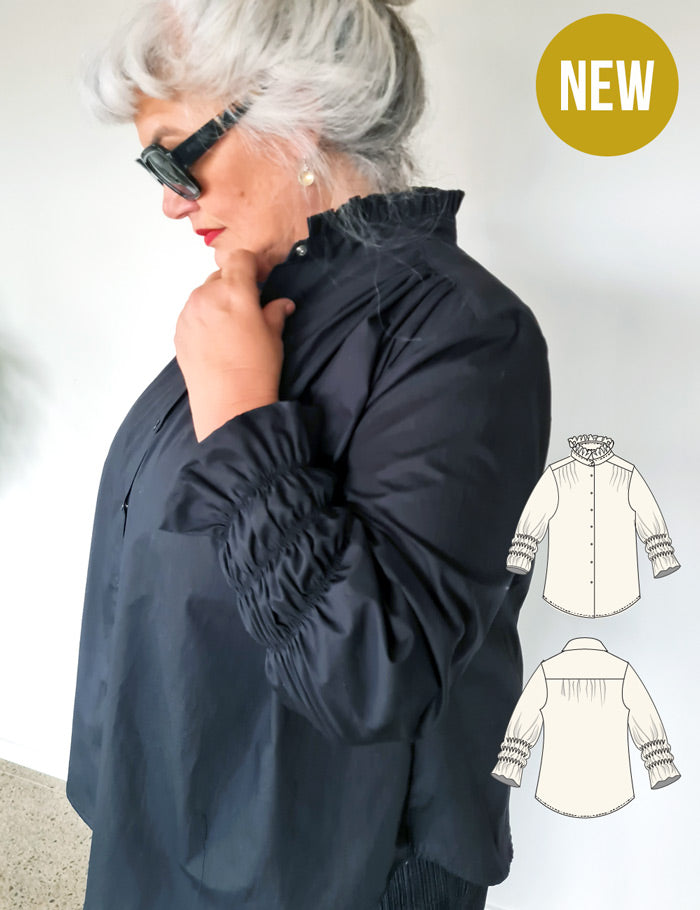 Ruffle Shirt by Sewing Revival | My Next Make
