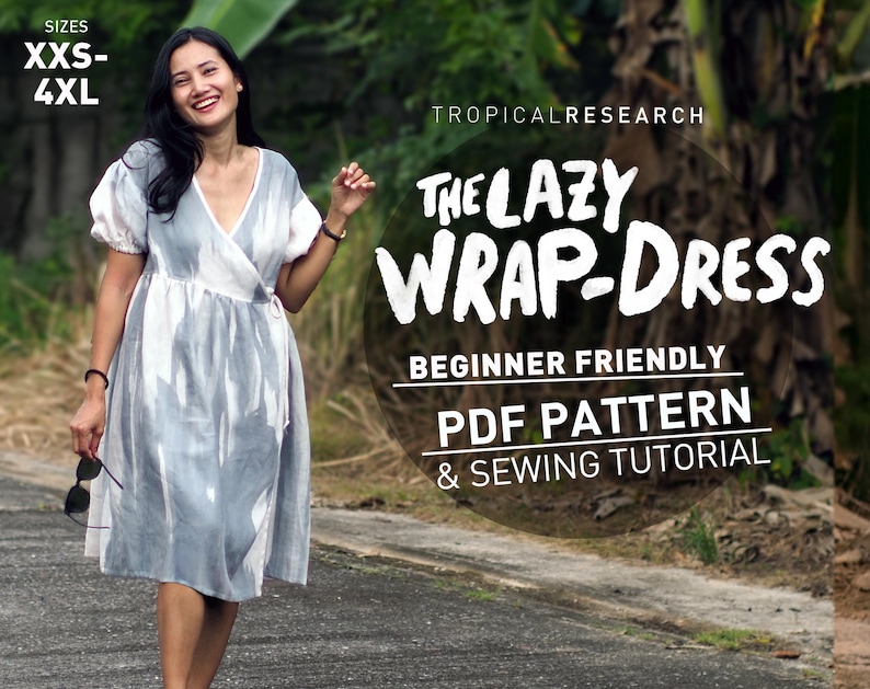 Lazy Wrap Dress by Tropical Research | My Next Make